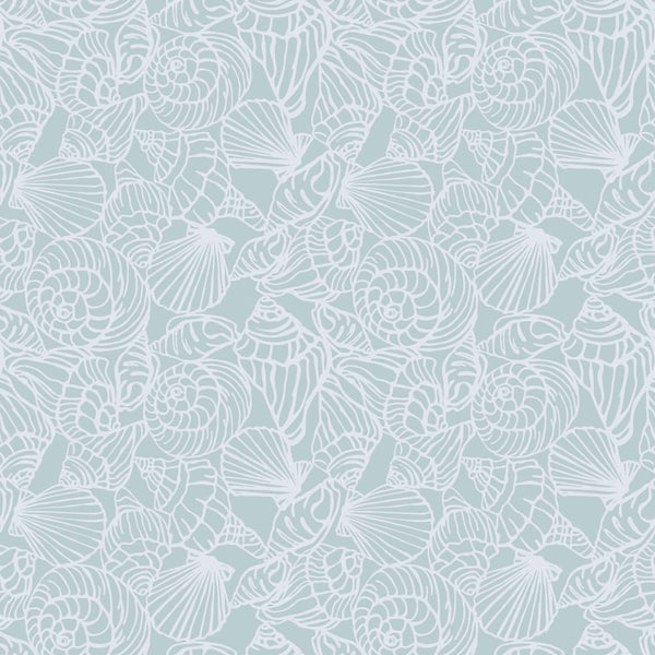 Shell Yeah! | Ocean & Beach Wallpaper - Desert Poppy Paper Co.
